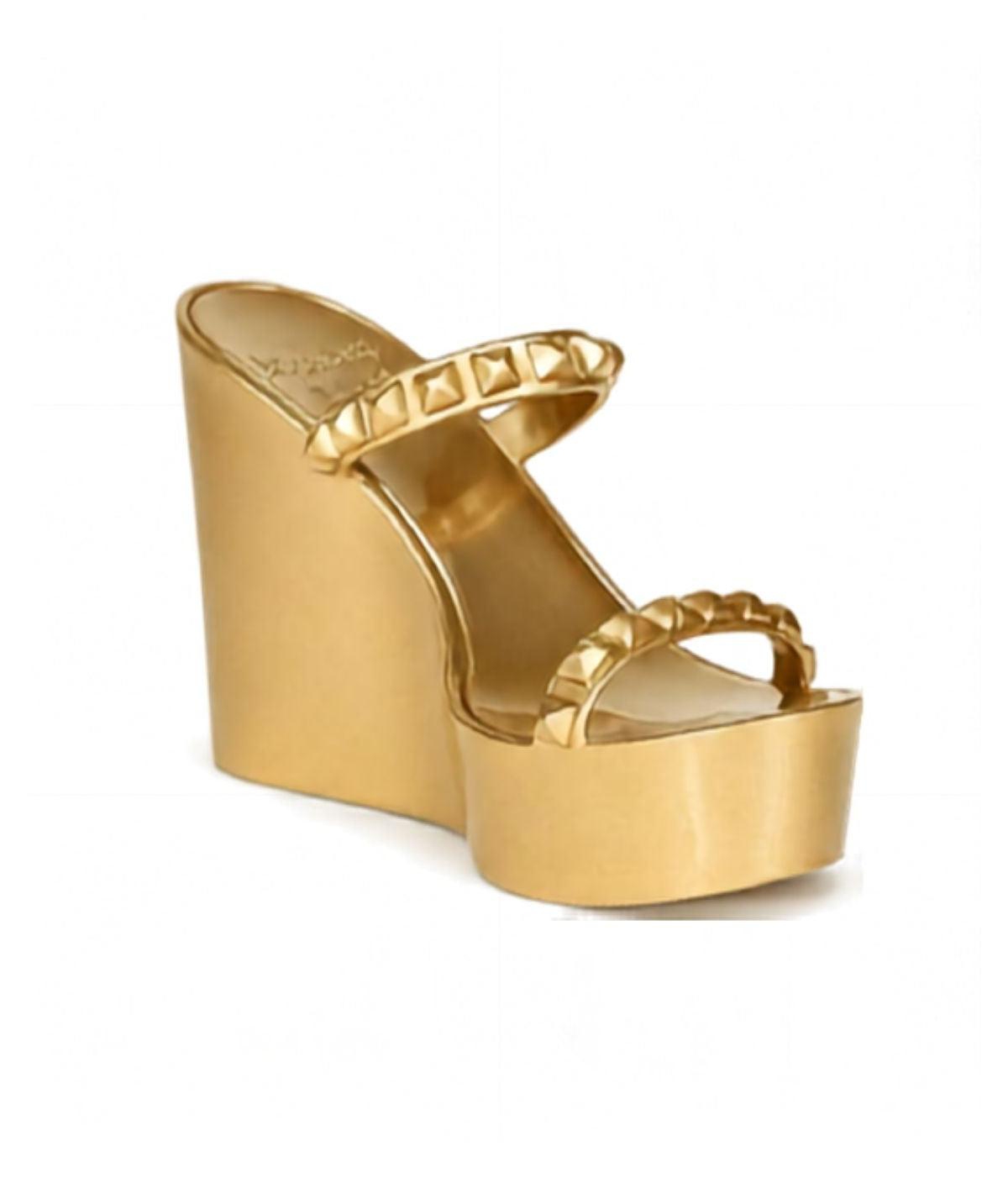 Click here for Carmen Sol Womens Tonino High Wedge - Gold prices