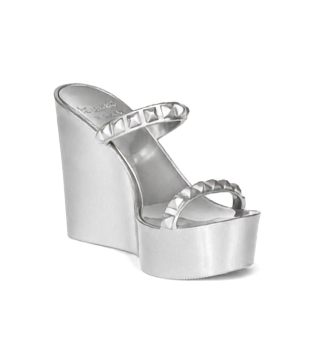 Click here for Carmen Sol Womens Tonino High Wedge - Silver prices