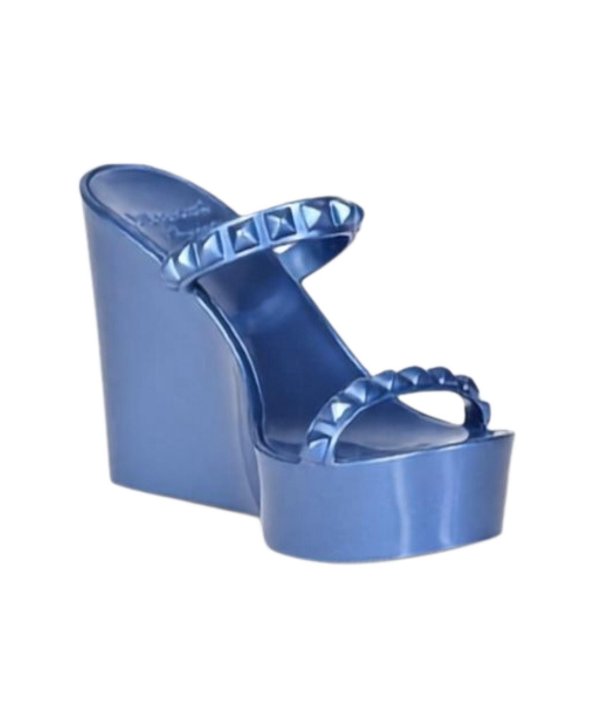 Click here for Carmen Sol Womens Tonino High Wedge - Baby blue me... prices