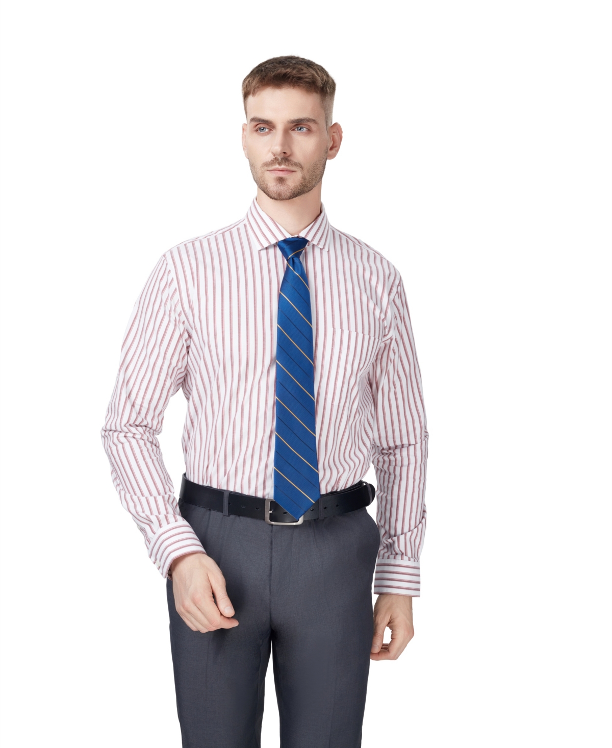 Click here for Club Room Mens Regular-Fit Harry Stripe Dress Shir... prices