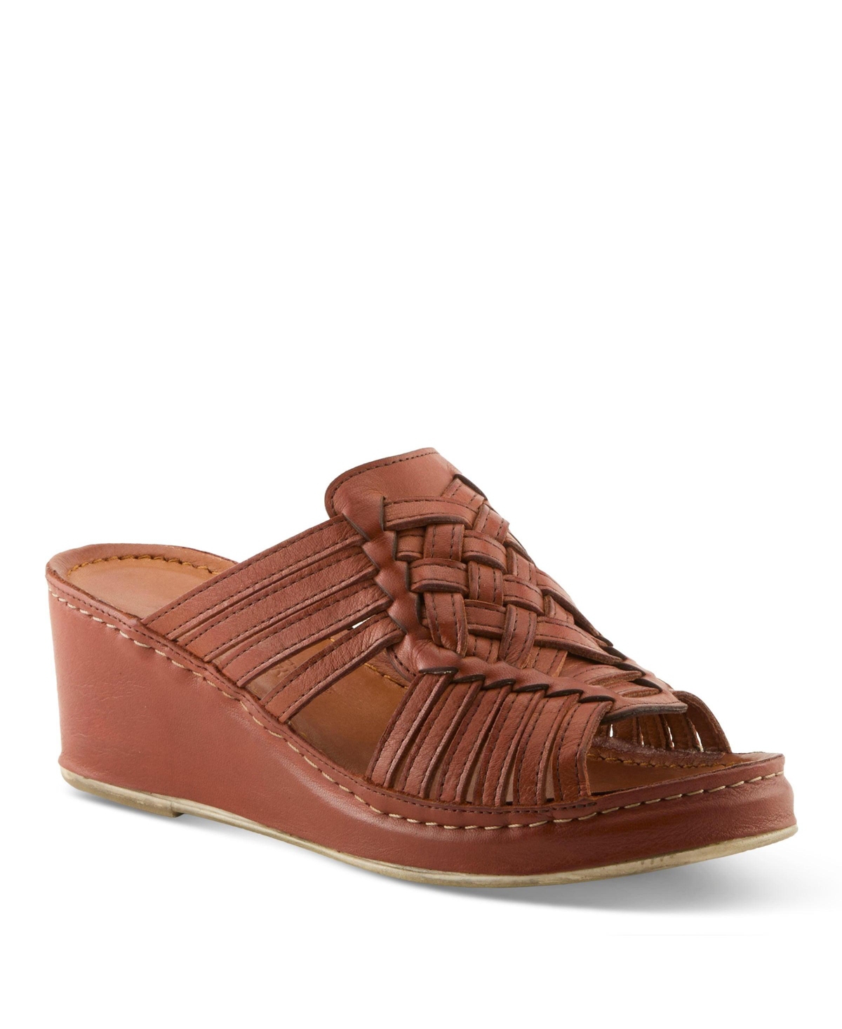 Click here for Spring Step Womens Wedge Sandal With Woven Leather... prices
