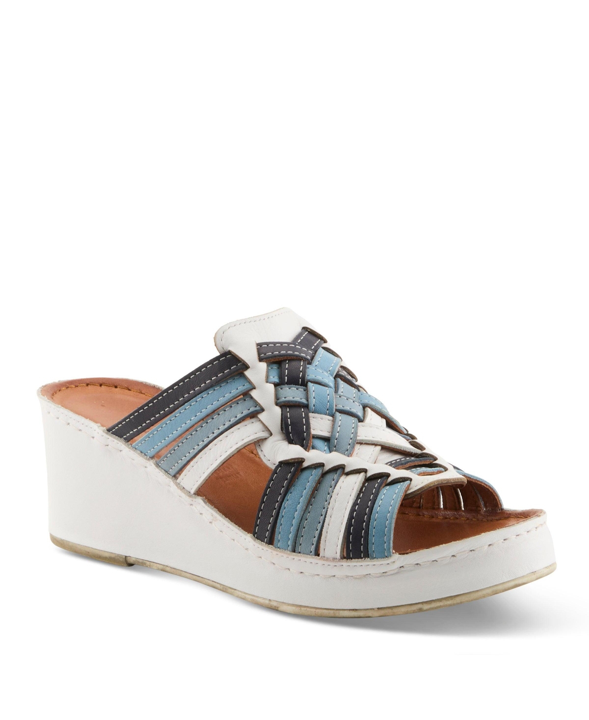 Click here for Spring Step Womens Wedge Sandal With Woven Leather... prices