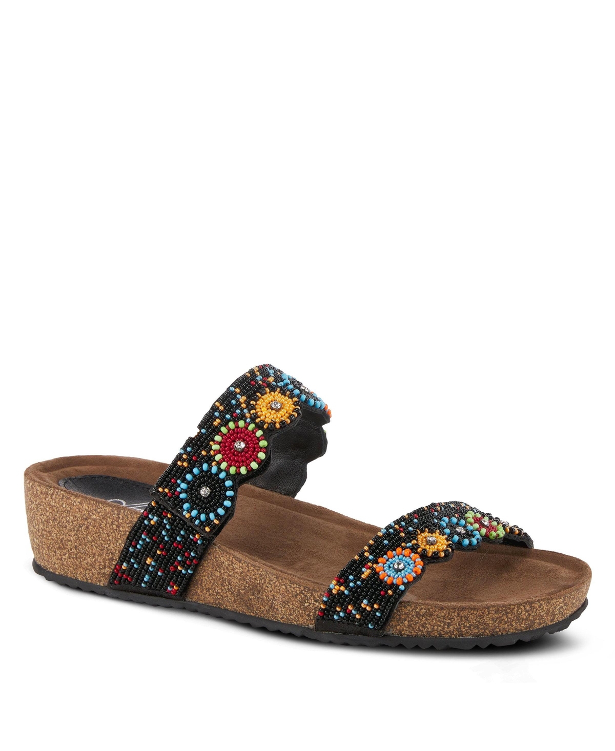Click here for Azura Womens Slide Wedge with Natural Cork Sole -... prices