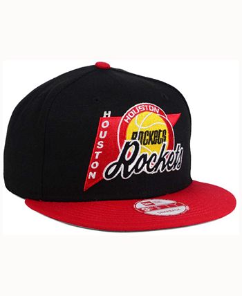 New Era Houston Rockets HWC Logo Stacker 9FIFTY Snapback Cap - Macy's