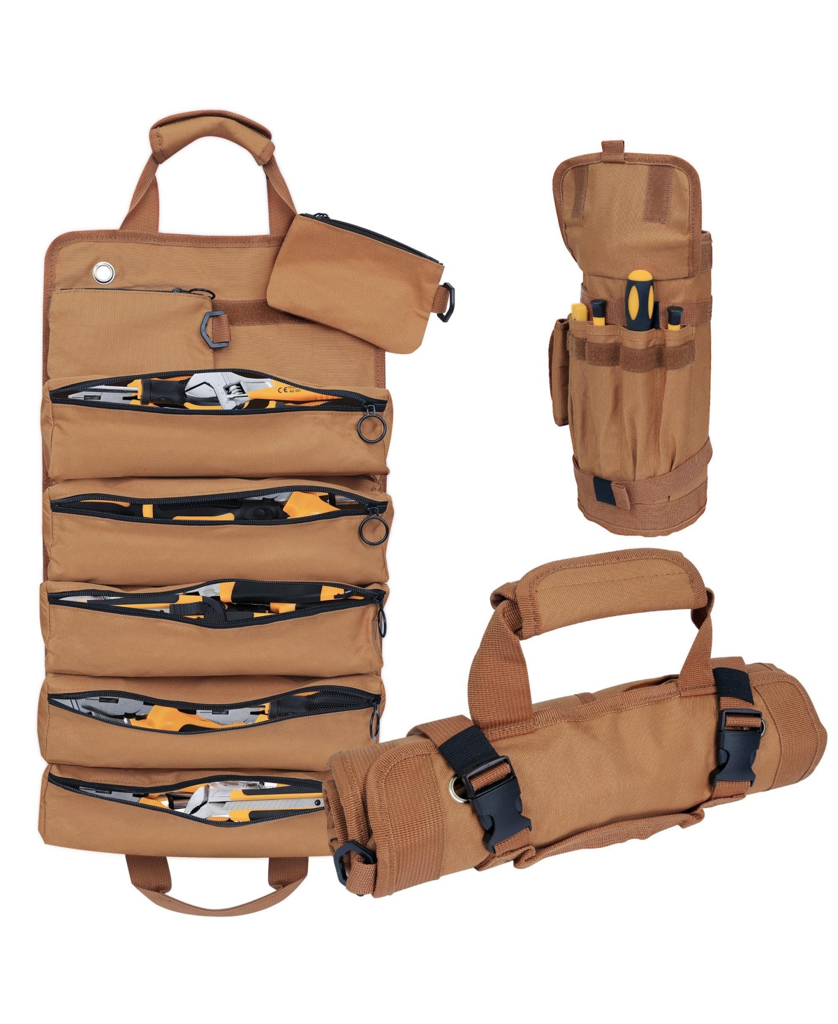 Click here for Xdovet Roll Up Tool Bag Organizer 5 Compartments D... prices