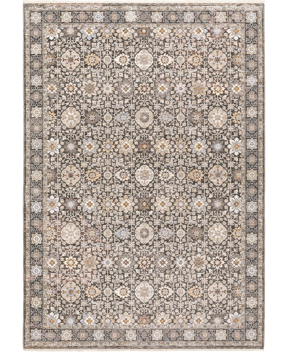 Click here for Oriental Weavers Maharaja 71W Gray and Ivory 33 x... prices