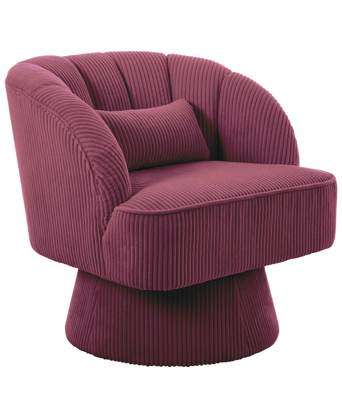 Click here for homfan 1 Piece Swivel Accent Chair  Modern Barrel... prices