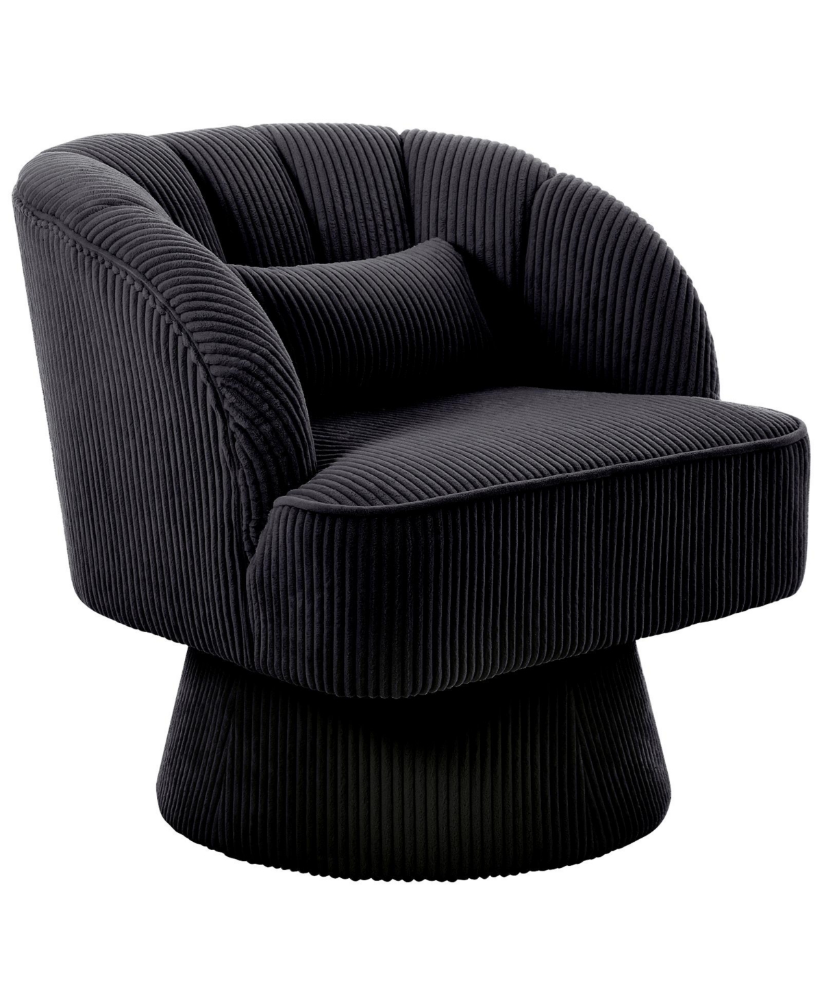 Click here for homfan 1 Piece Swivel Accent Chair  Modern Barrel... prices