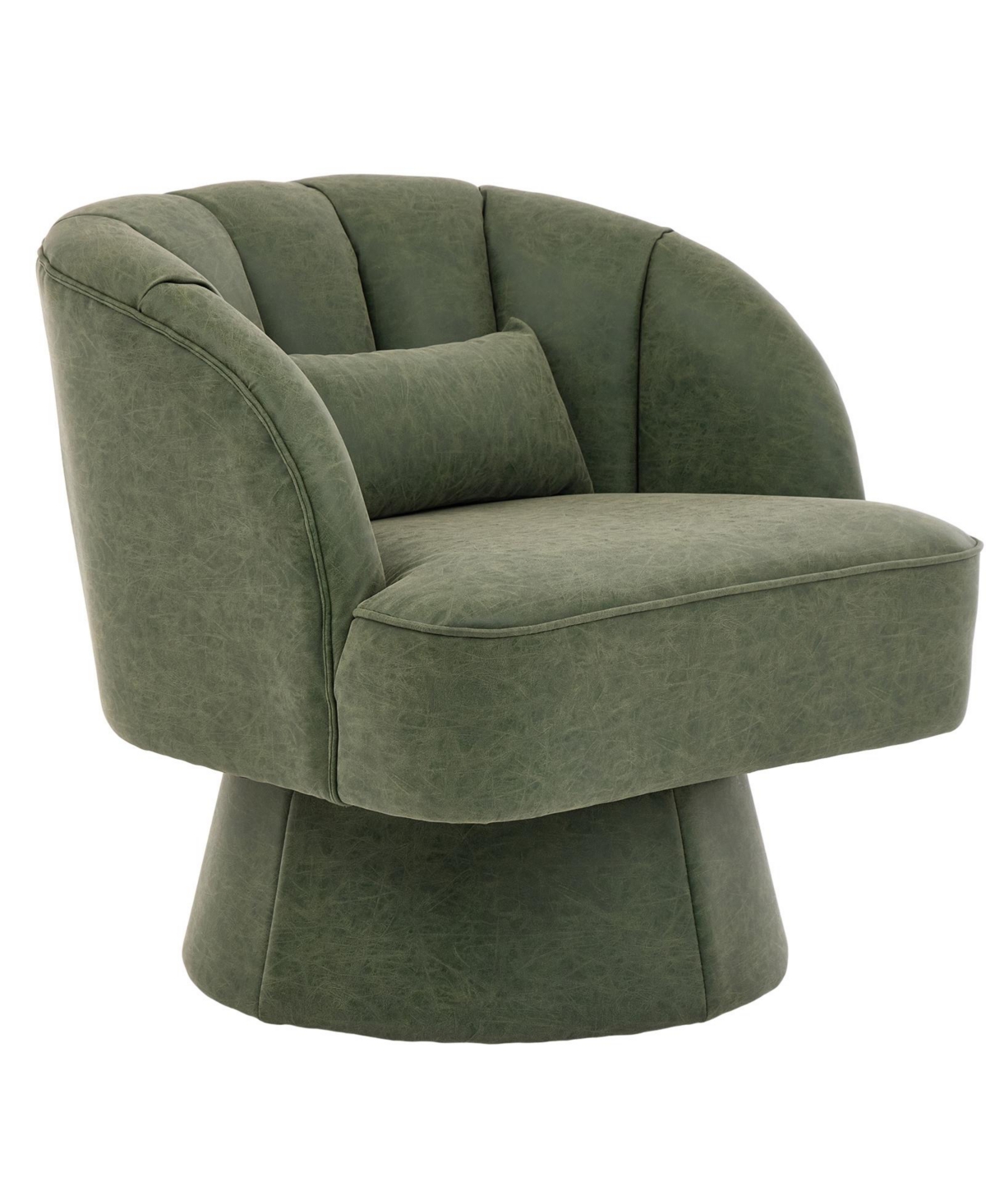 Click here for homfan 1 Piece Swivel Accent Chair  Modern Barrel... prices