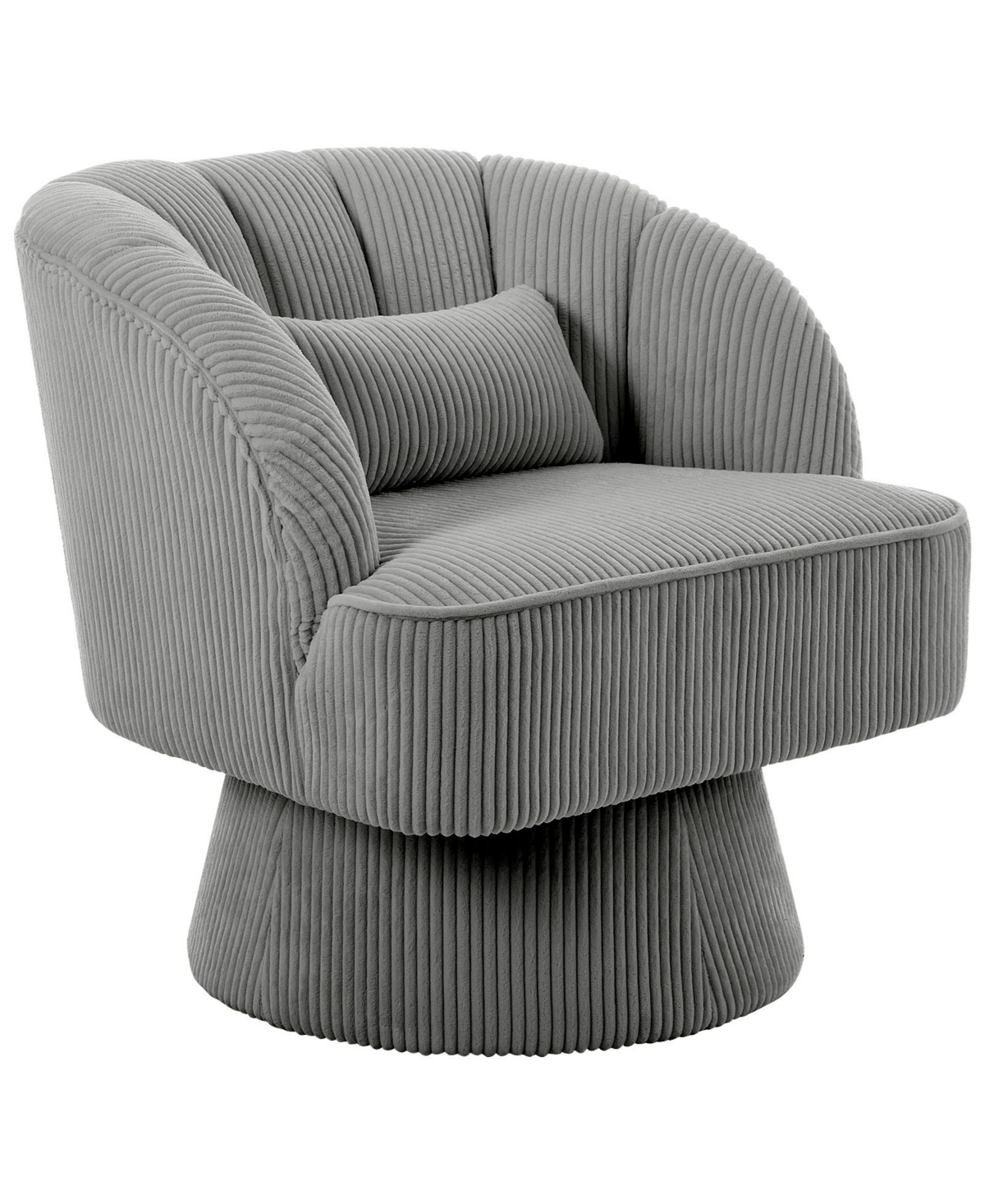 Click here for homfan 1 Piece Swivel Accent Chair  Modern Barrel... prices