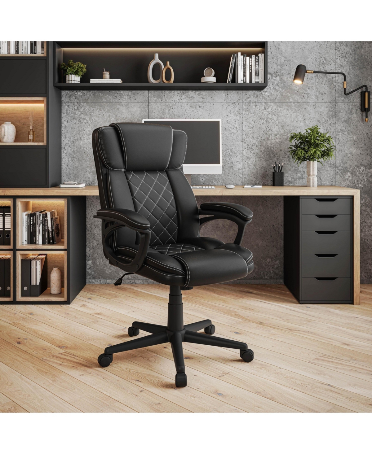 Click here for Flynama Ergonomic Executive Faux Leather Office Ch... prices