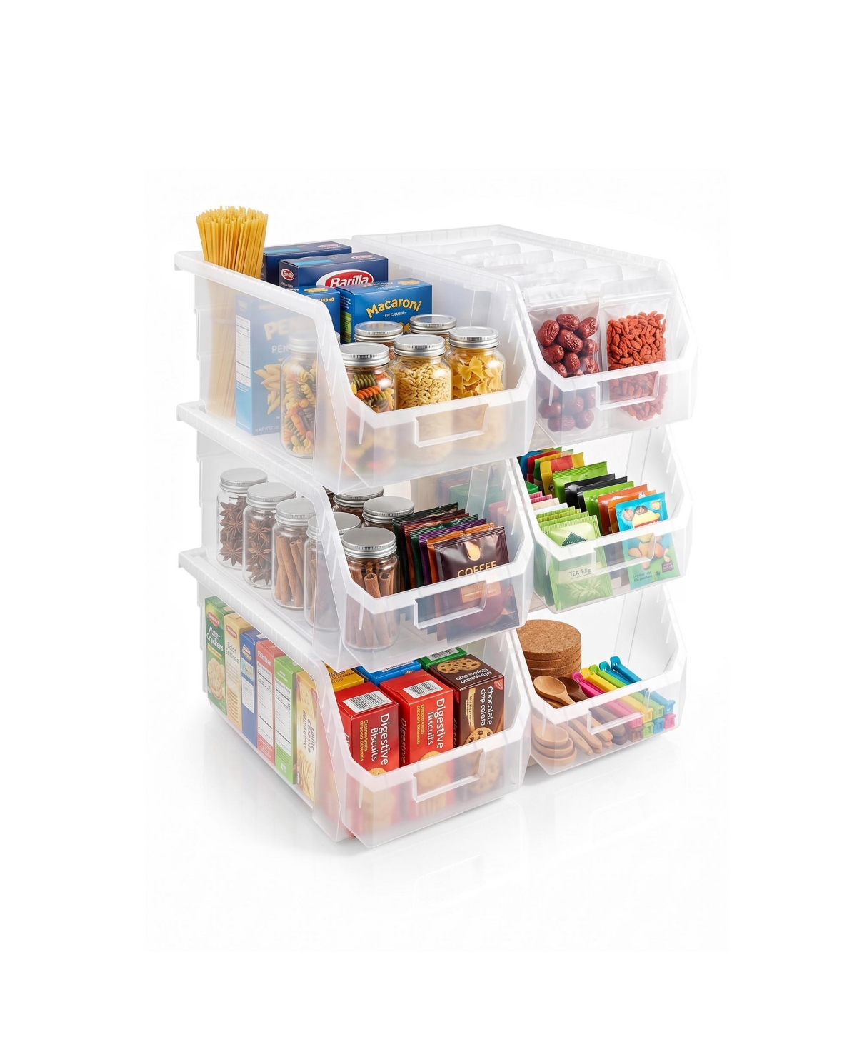 Click here for Sorbus Large Open Front Stackable Kitchen Storage... prices