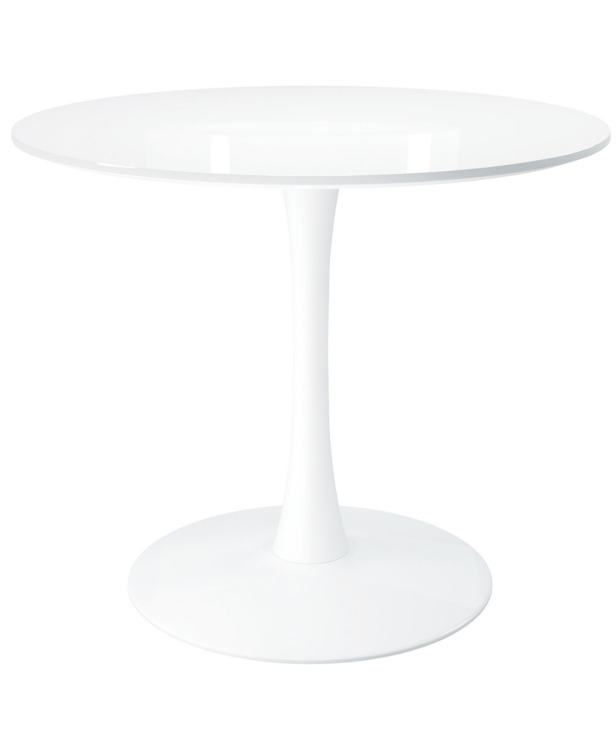 Click here for HomeRoots 36 White Metal Dining Table - White prices