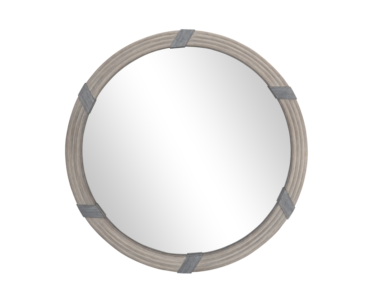 Click here for Busdays 30.75 Inch Natural Wood Round Farmhouse De... prices