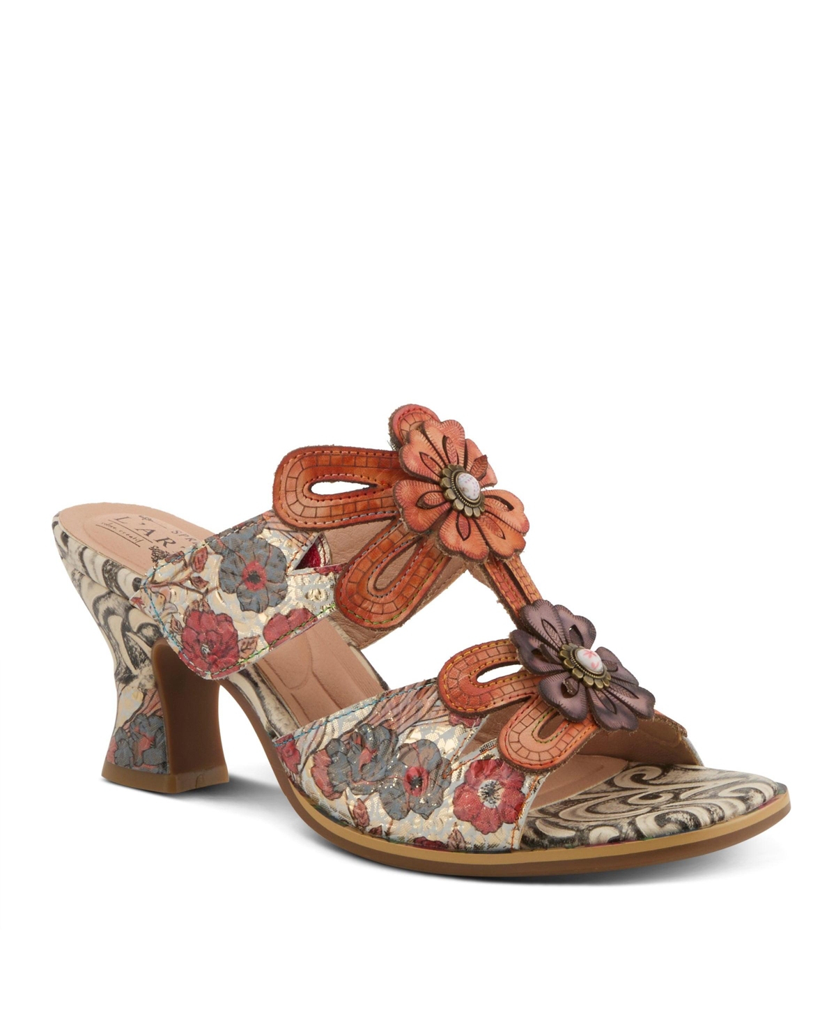 Click here for LArtiste Womens Spring Step Alania Sandal - Orange... prices