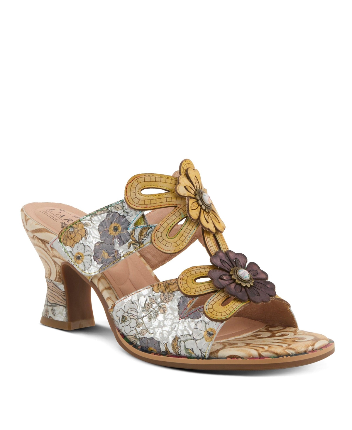 Click here for LArtiste Womens Spring Step Alania Sandal - Yellow... prices