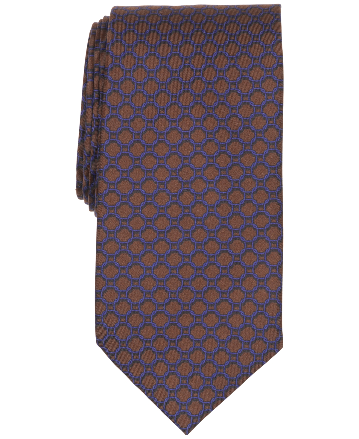Click here for Club Room Mens Martintown link Classic Tie - Brown prices