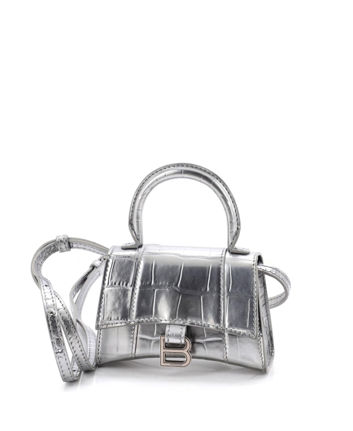 Click here for Pre-Owned Balenciaga Mini Hourglass Top Handle Bag... prices