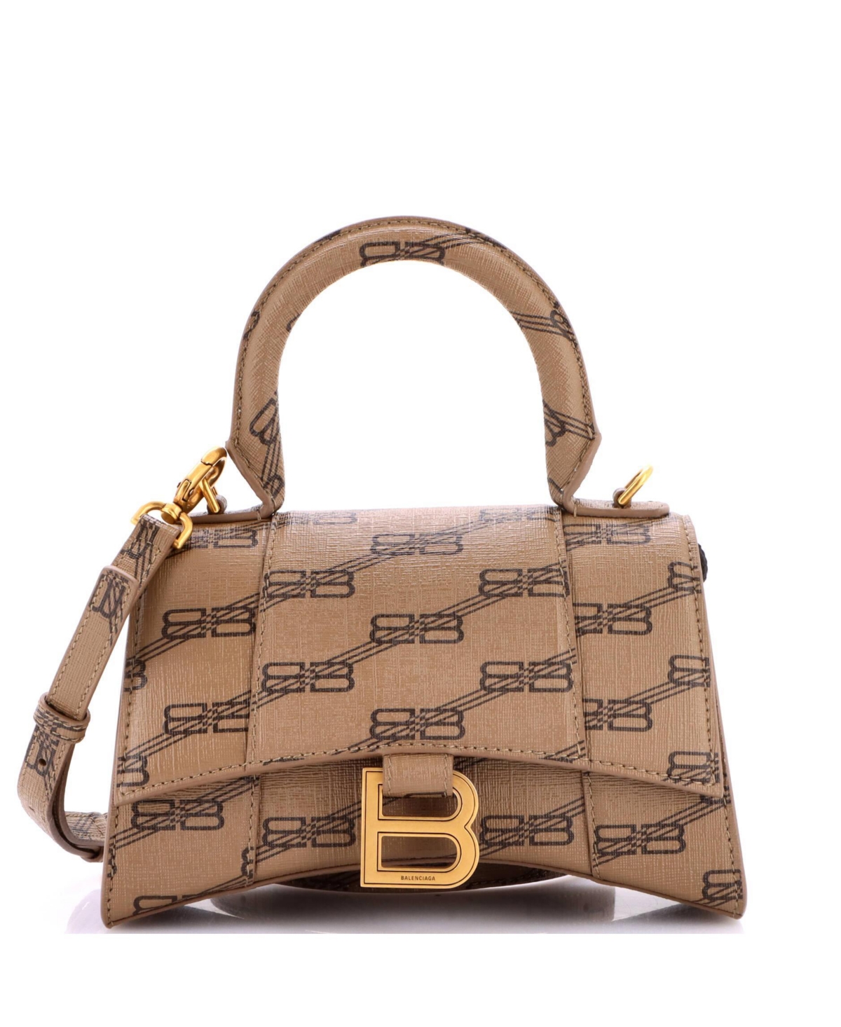 Click here for Pre-Owned Balenciaga Xs Hourglass Top Handle Bag B... prices
