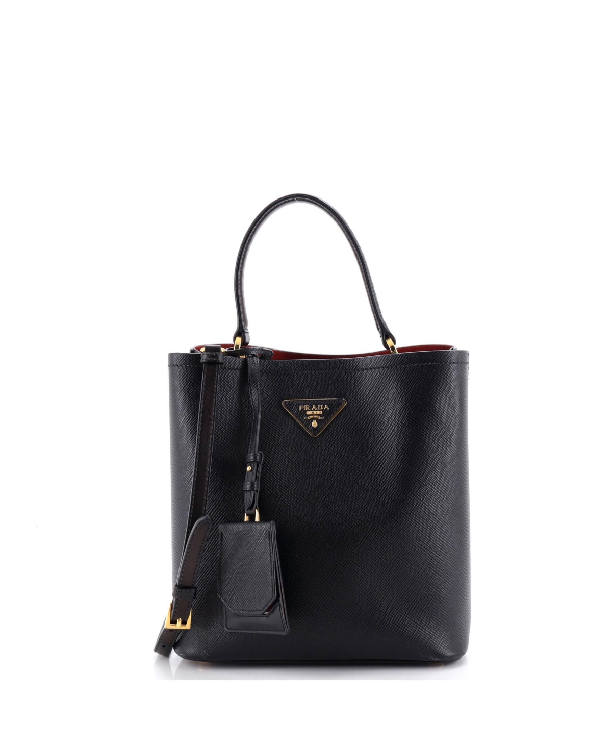 Click here for Pre-Owned Prada Medium Panier Bucket Bag Saffiano... prices