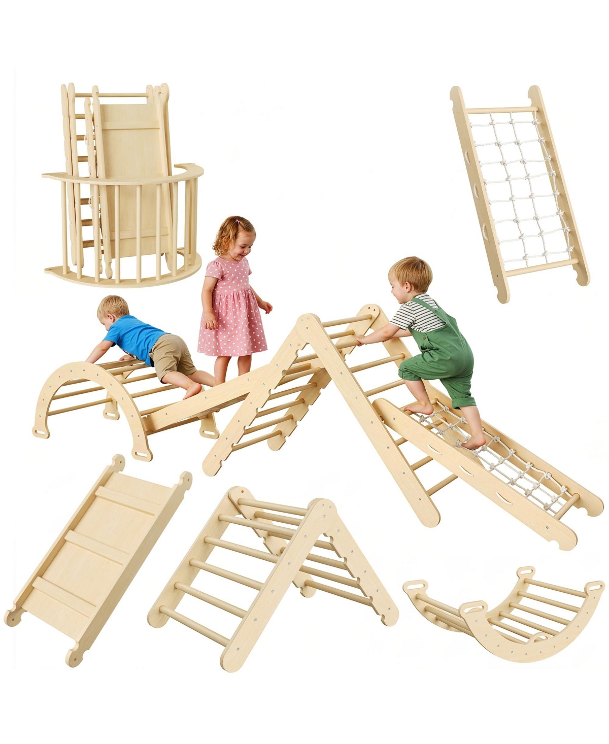 Click here for homfan Ages 1-3 7-in-1 Educational Collapsible Woo... prices