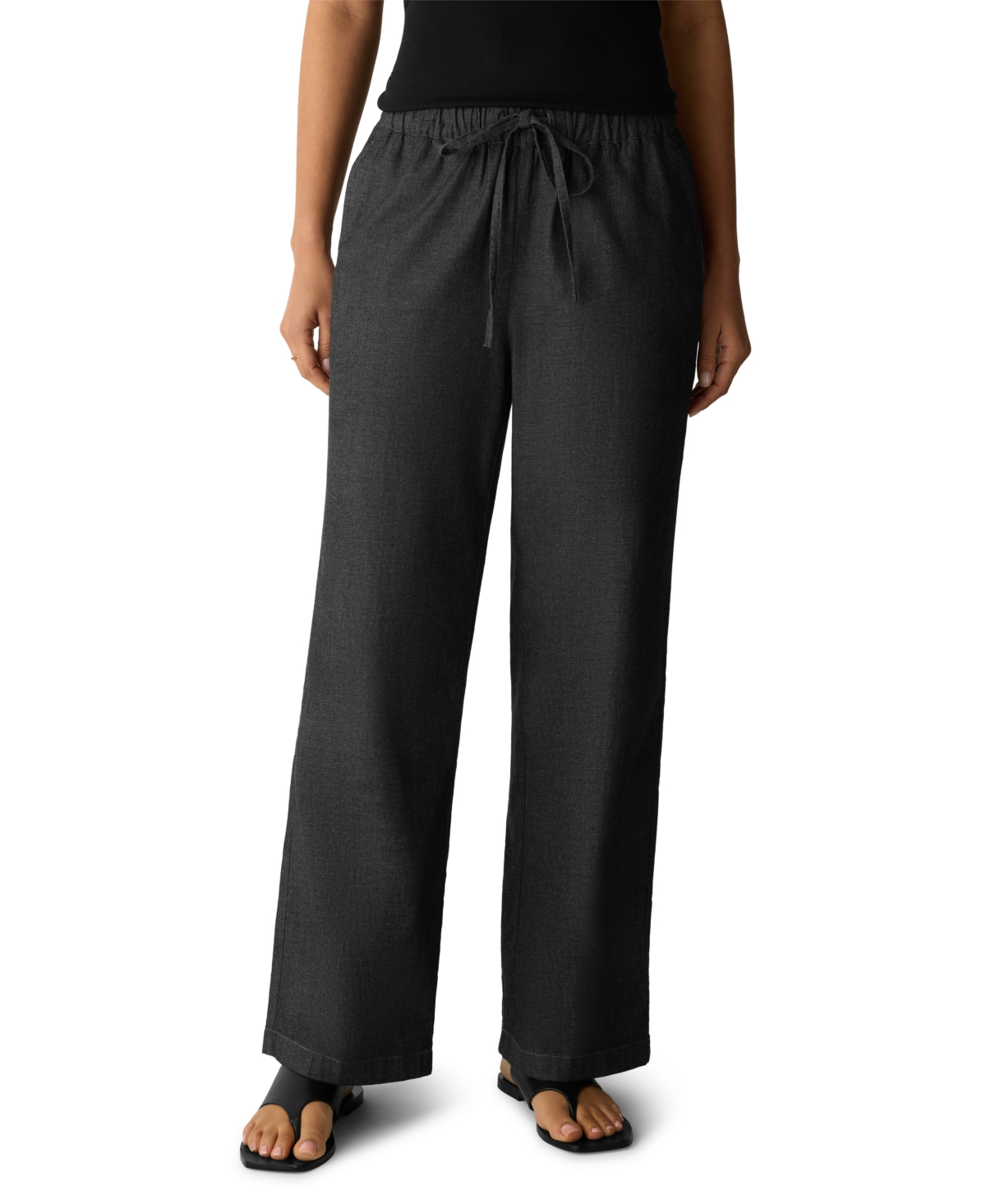 Click here for Eileen Fisher Petite Straight Full-Length High-Wai... prices