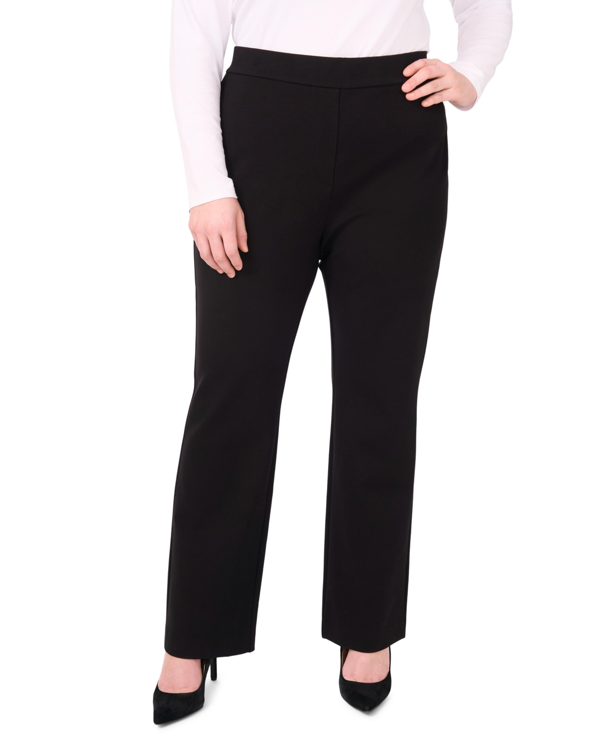 Click here for Vince Camuto Plus Size Bootcut Pull-On Pants - Ric... prices
