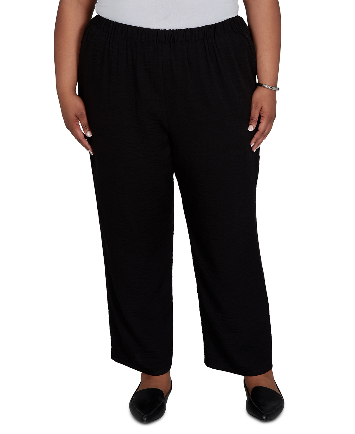 Click here for Alfred Dunner Plus Size Travel Advisory Crinkle Te... prices