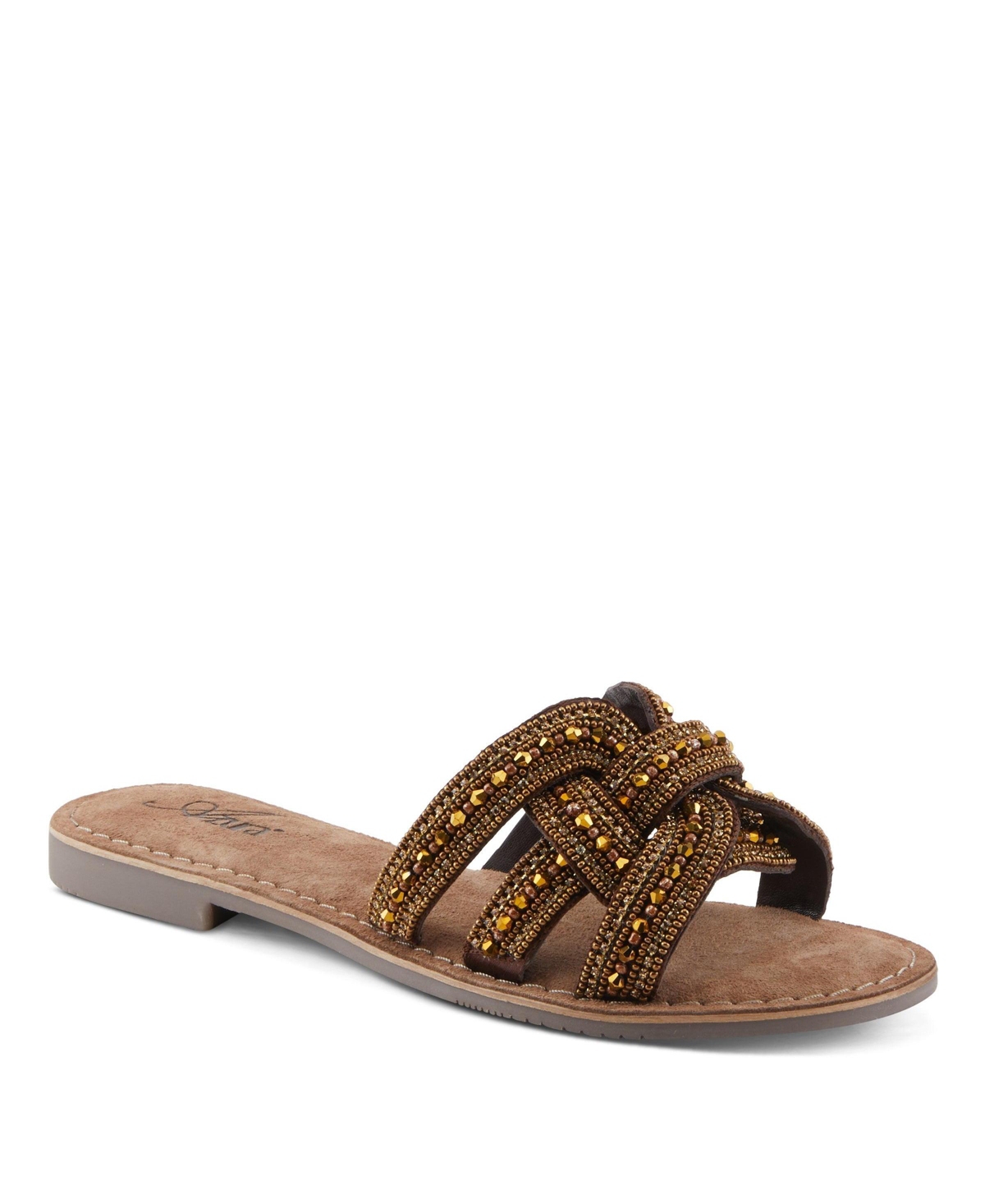 Click here for Azura Womens Poshco Flats with Smooth Suede Upper... prices