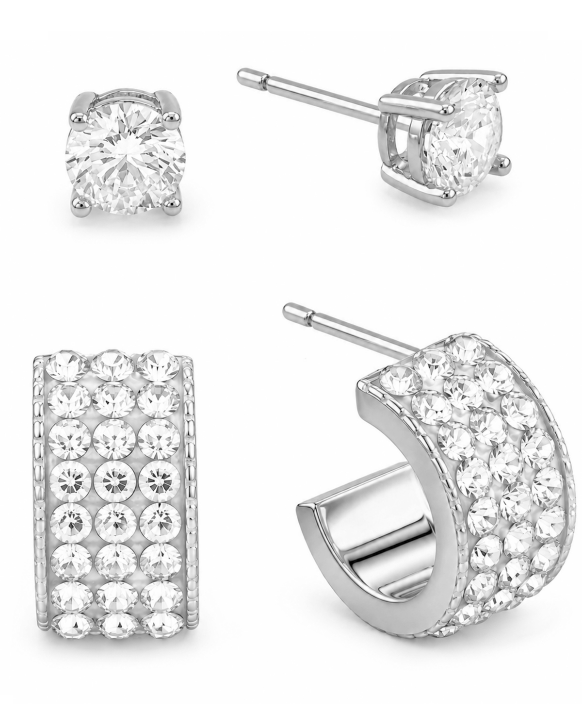 Click here for And Now This 2-Pc. Cubic Zirconia 18k Silver Plate... prices