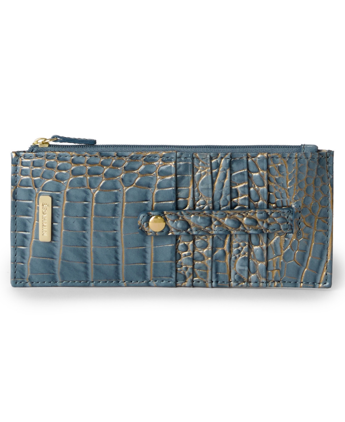 Click here for Brahmin Credit Card Melbourne Embossed Leather Wal... prices