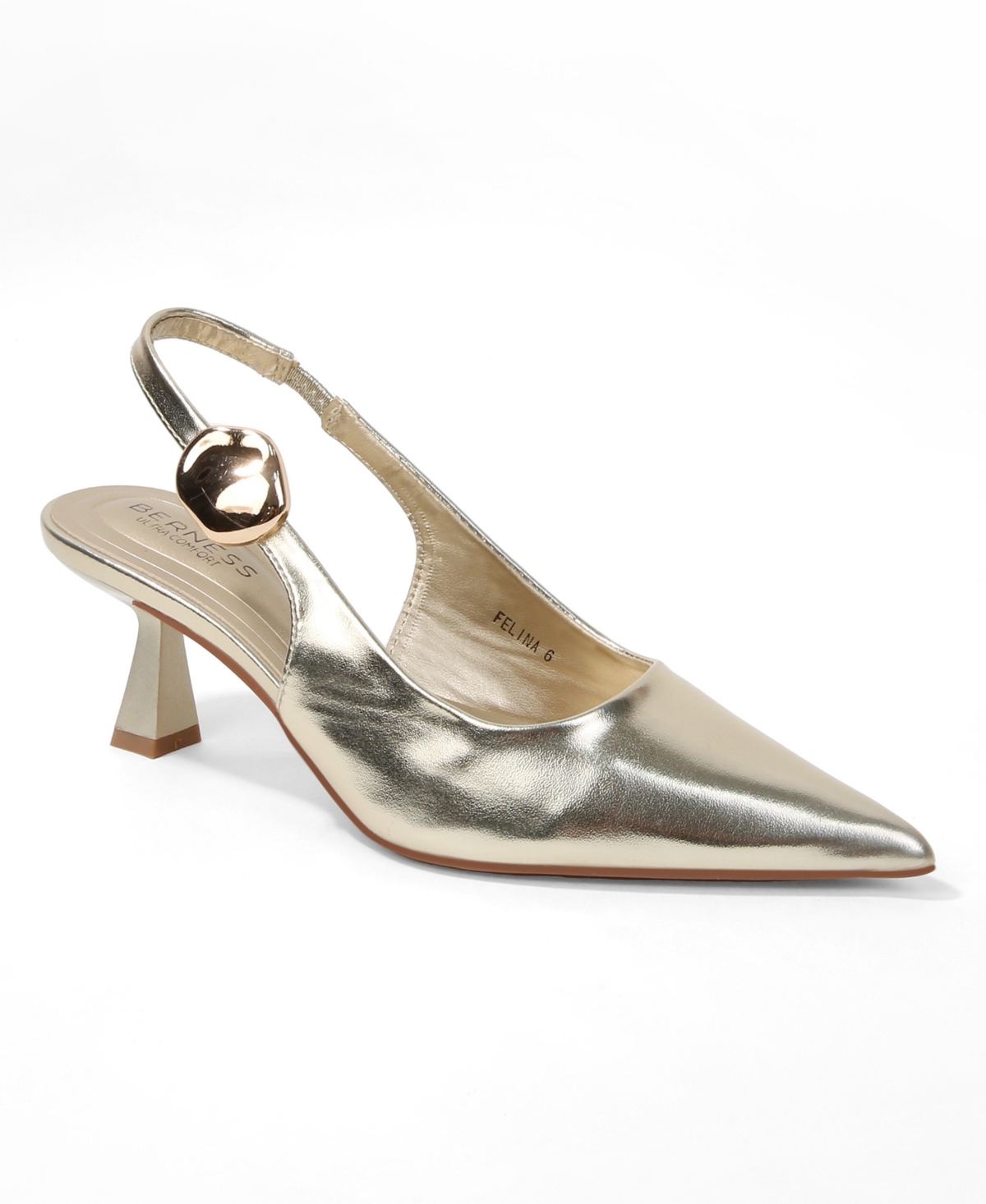 Click here for Berness Womens Felina Pointed Toe Slingback Pumps... prices