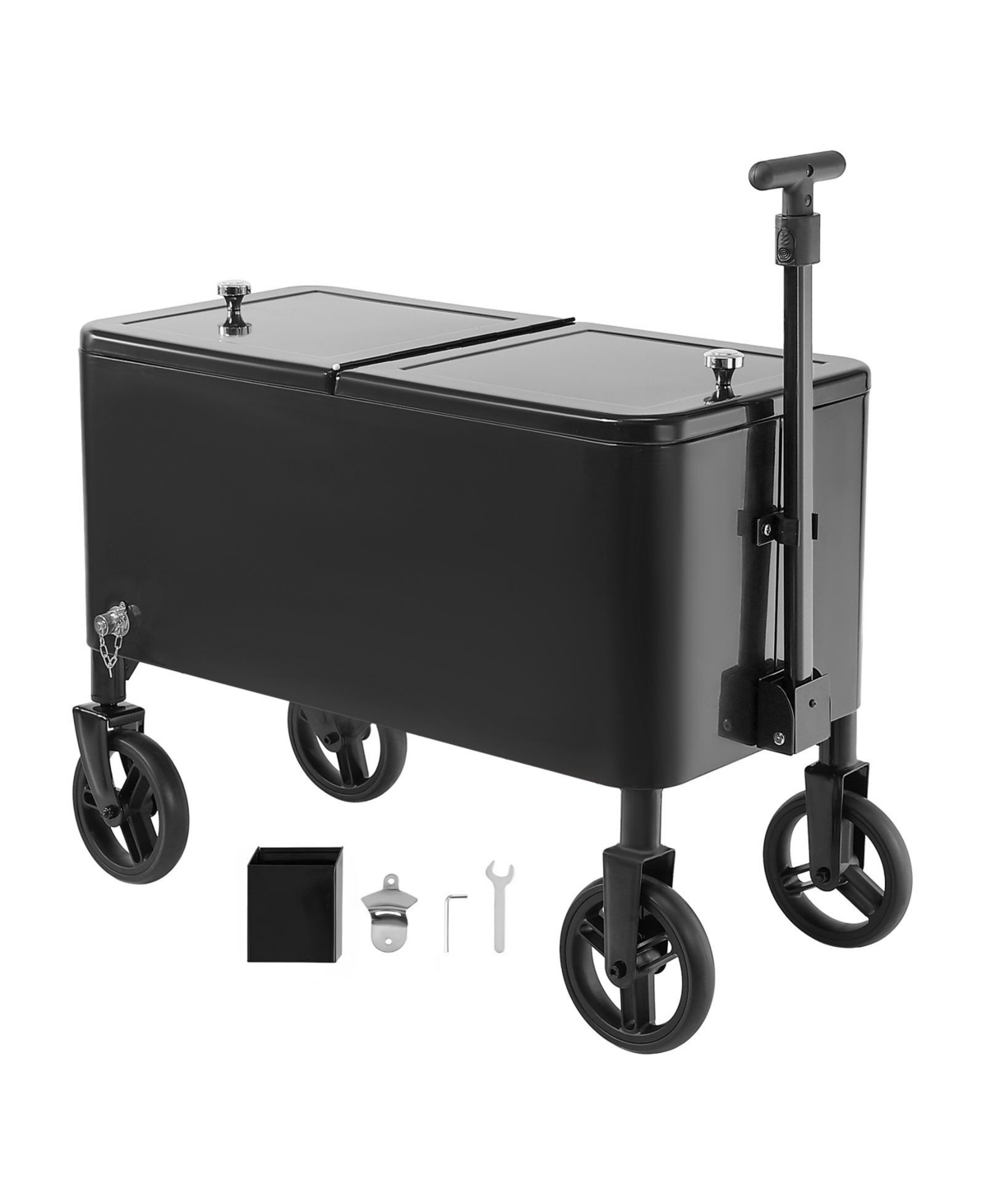 Click here for Sevorley Rolling Ice Chest Cart  80 qt  Telescopic... prices