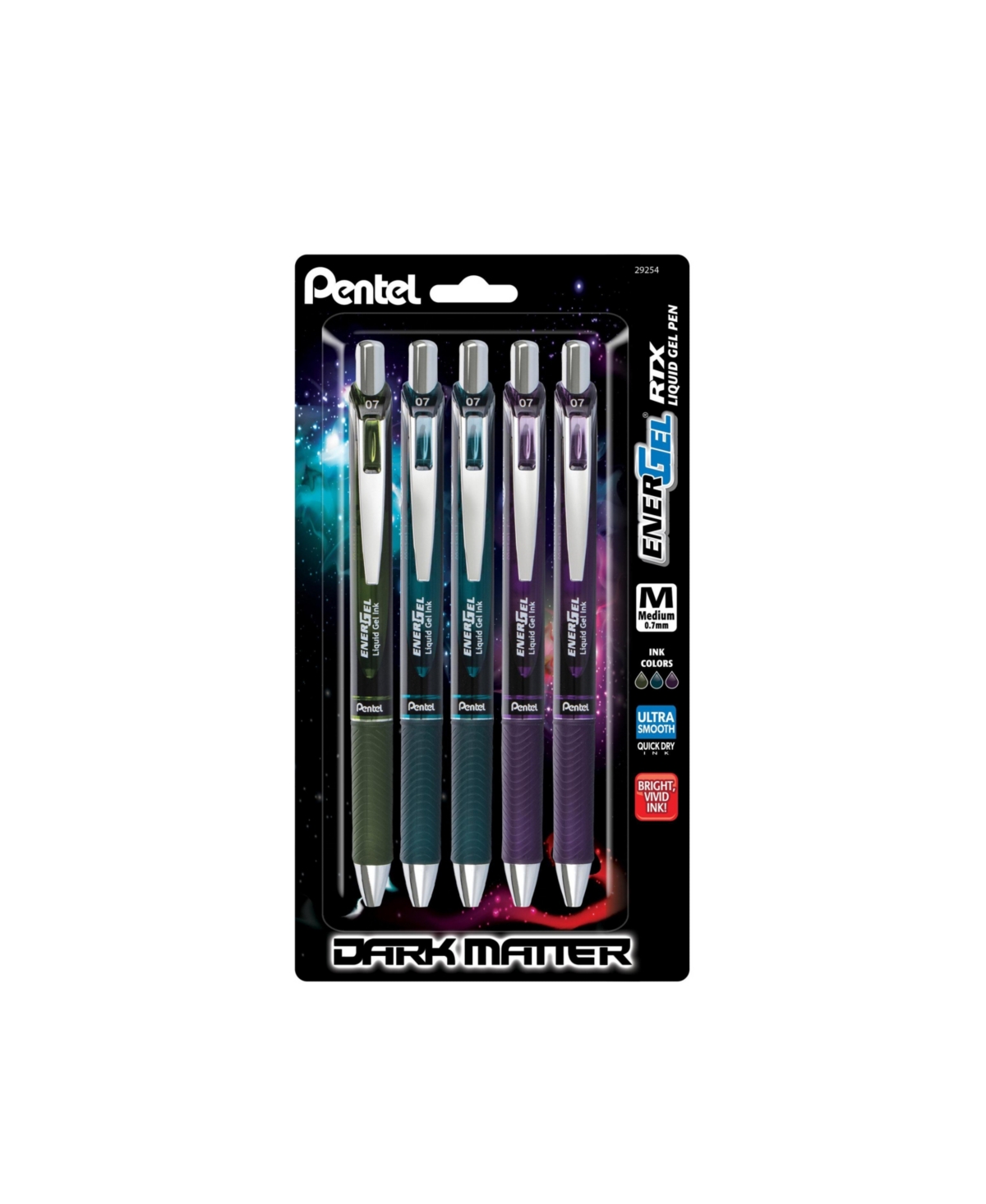 Click here for Pentel EnerGel Rtx Dark Matter (0.7mm) Metal Tip... prices