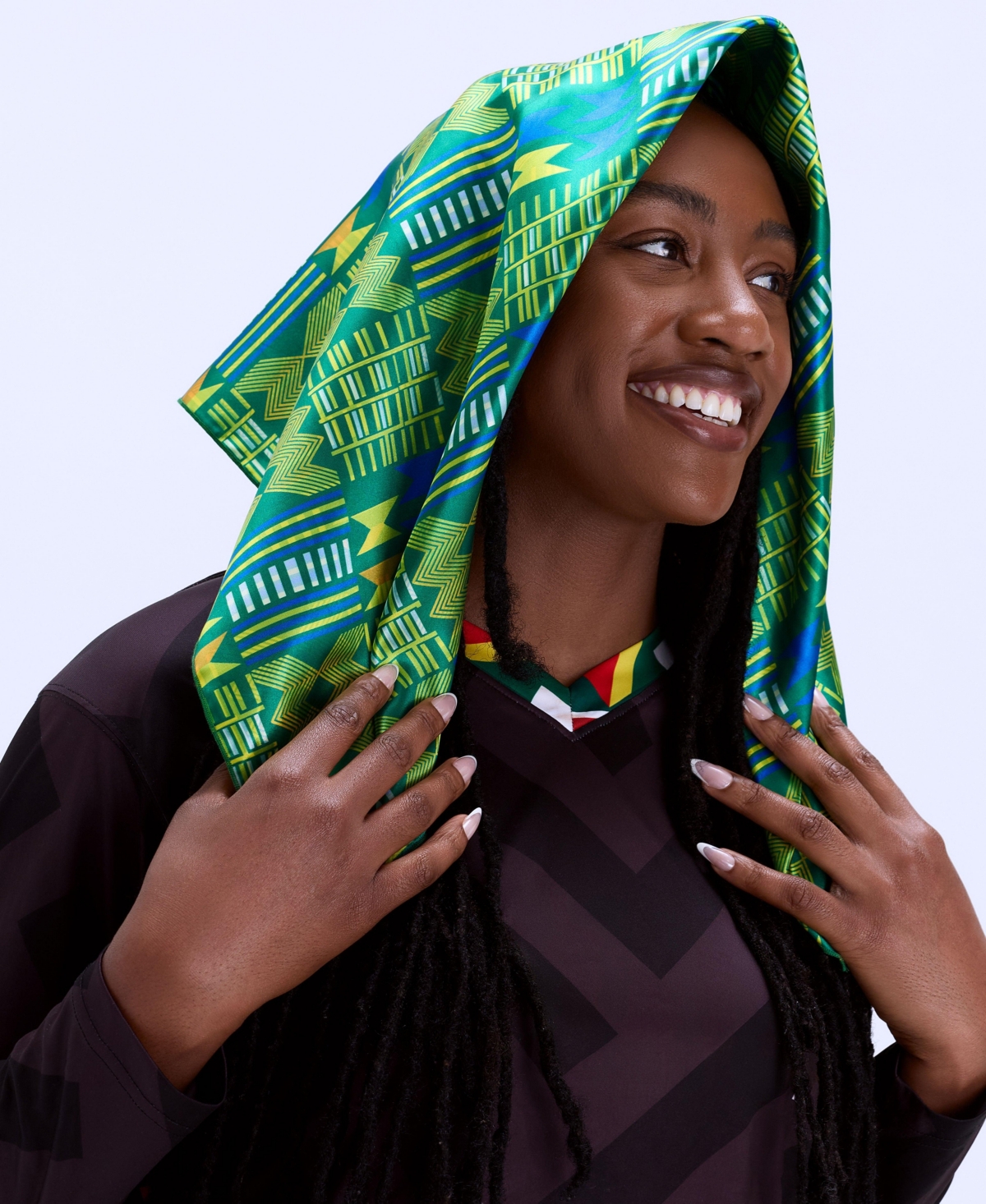 Click here for Kin Apparel Unisex Kente Satin Bandana - Paradise... prices