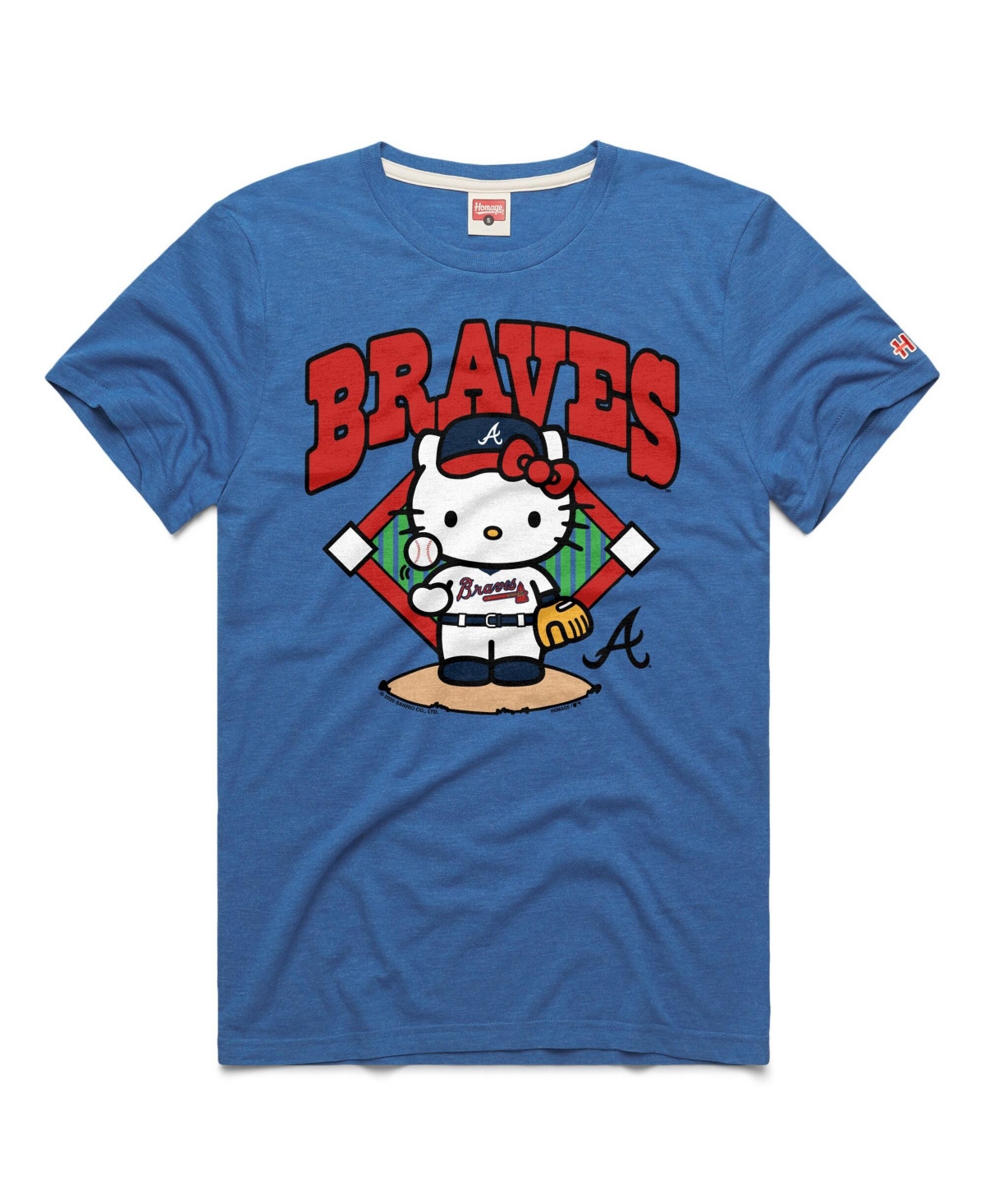 Click here for Homage Mens and Womens Royal Atlanta Braves Hello... prices
