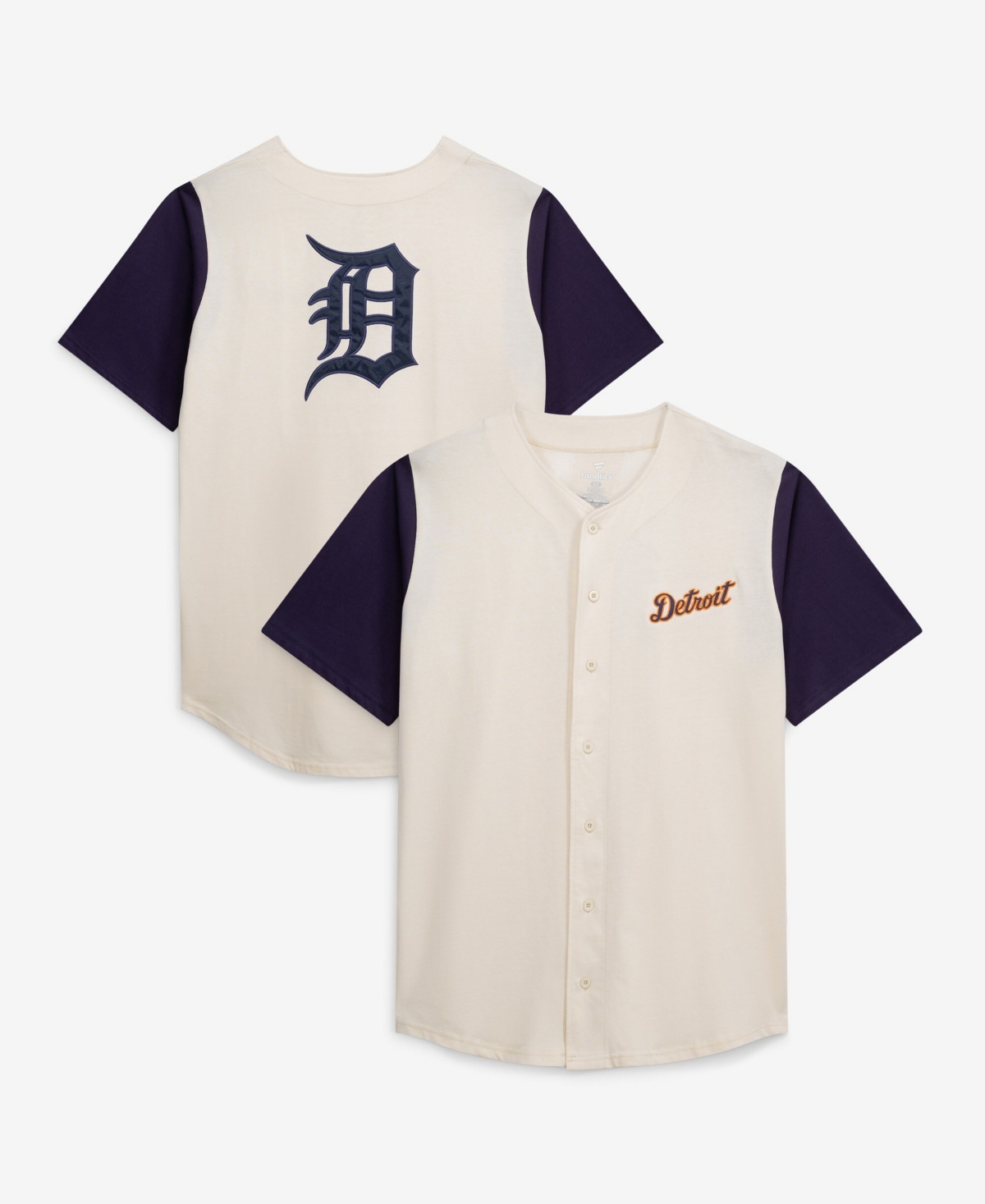 Click here for Fanatics Mens Cream Detroit Tigers Big Tall Full-B... prices