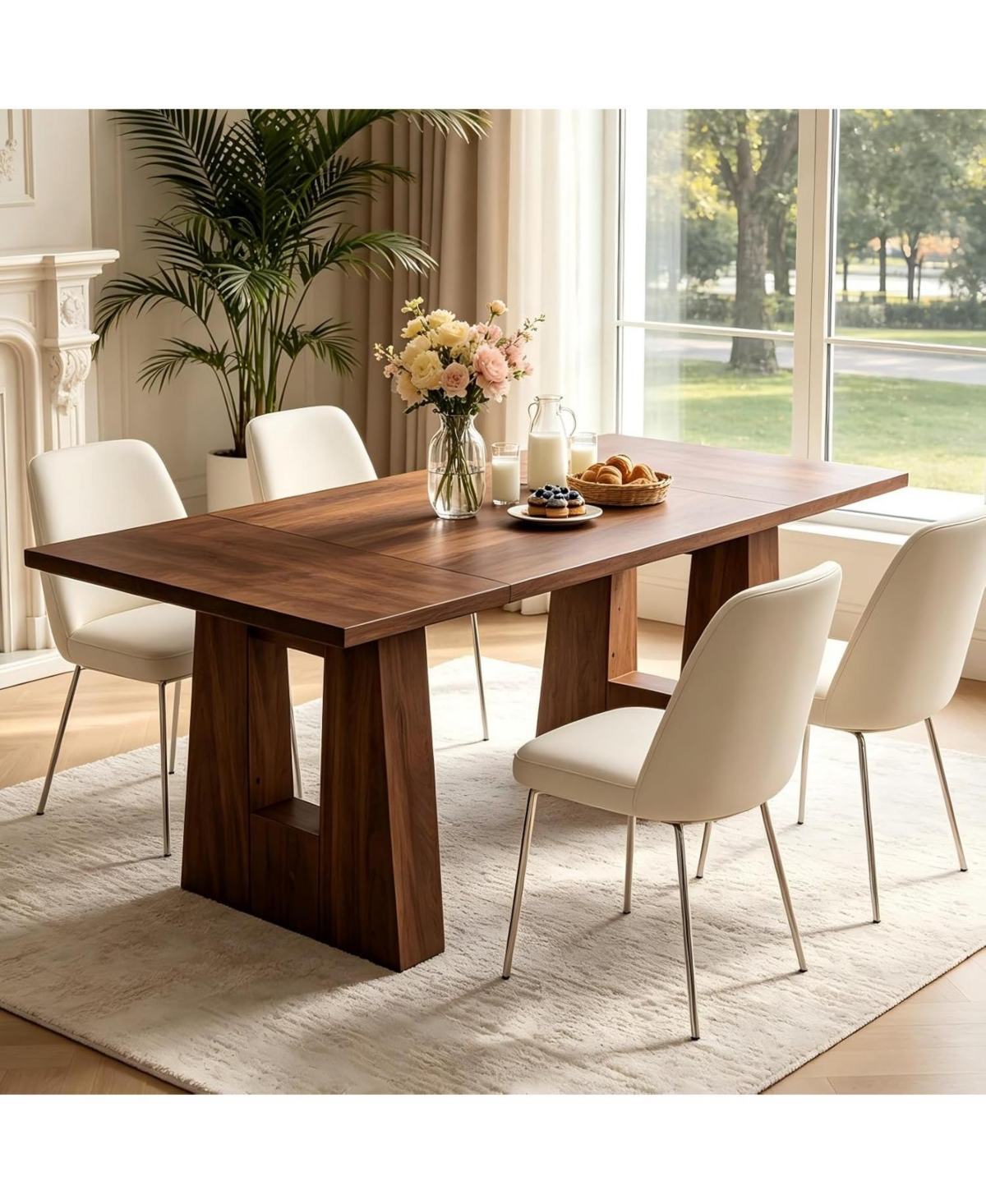 Click here for gaomon Dining Table for 4-6 People  Modern Kitchen... prices
