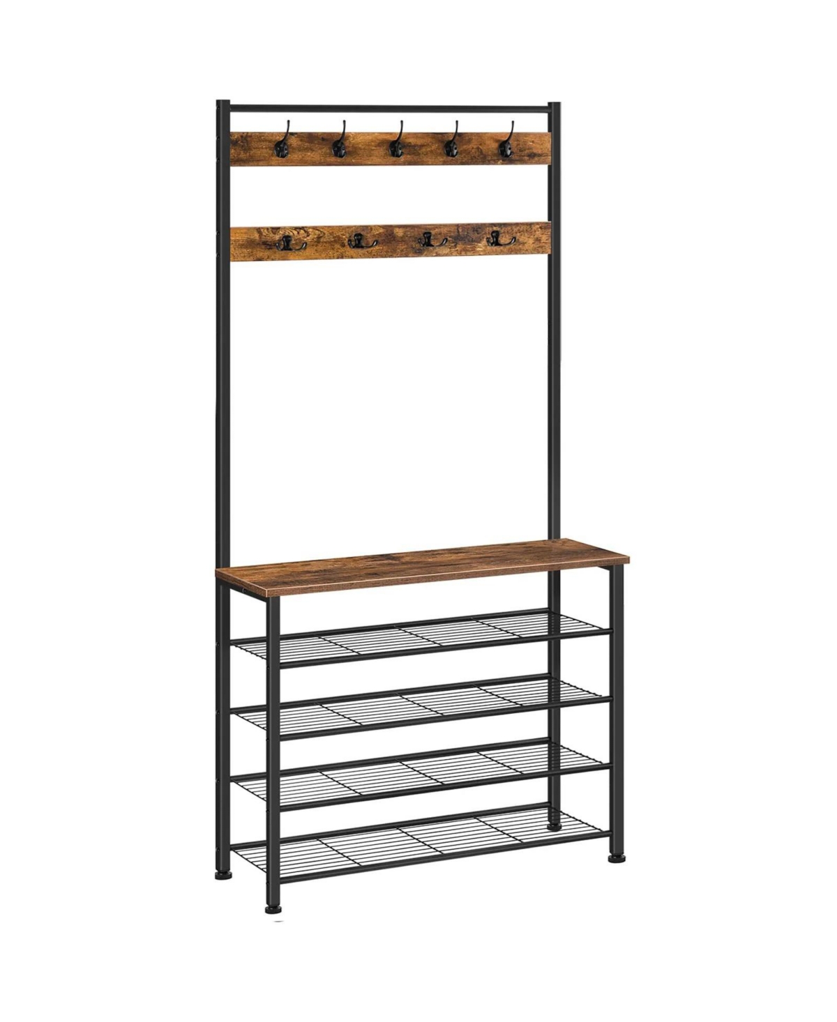 Click here for Slickblue Entryway Hall Tree with Coat Rack  Shoe... prices