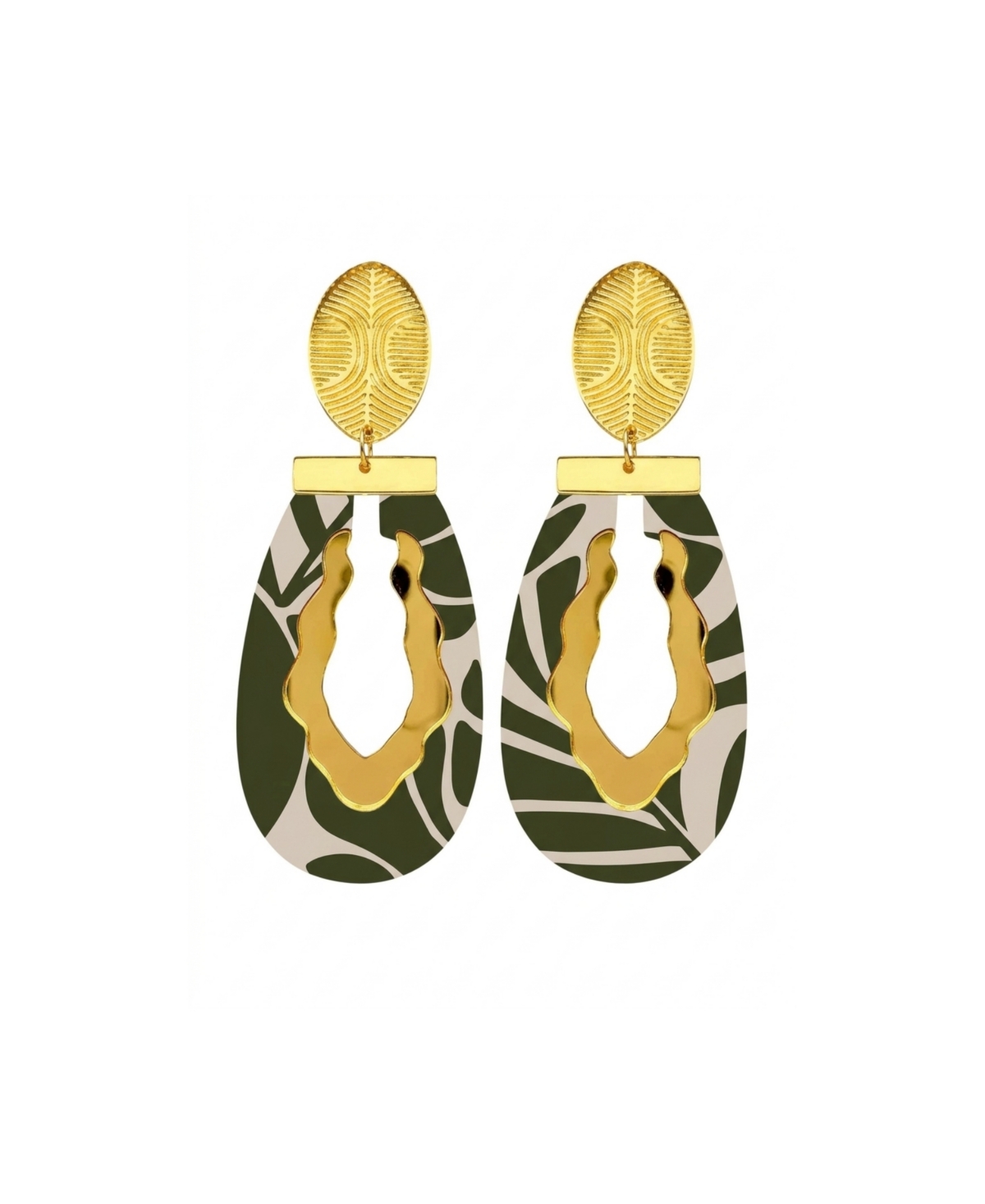 Click here for Swanky Designs Gianna Contemporary Statement Earri... prices