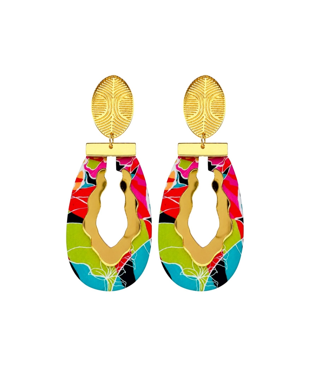 Click here for Swanky Designs Gianna Contemporary Statement Earri... prices