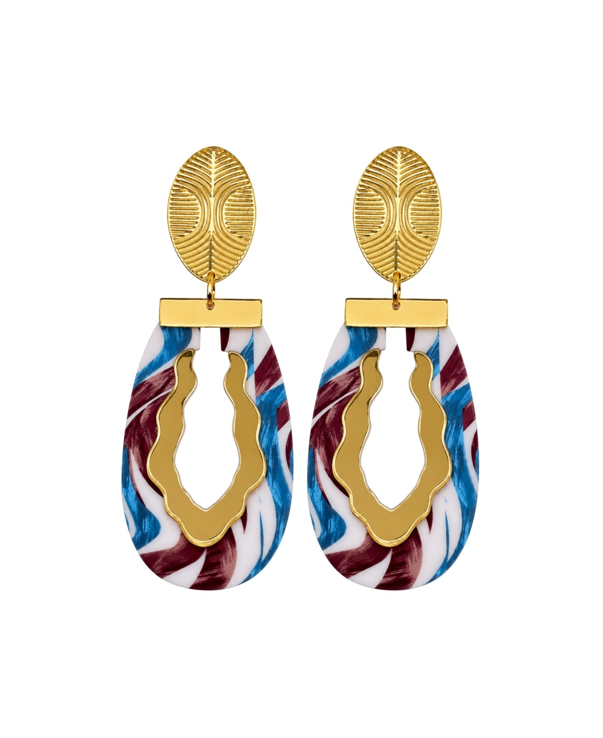 Click here for Swanky Designs Gianna Contemporary Statement Earri... prices
