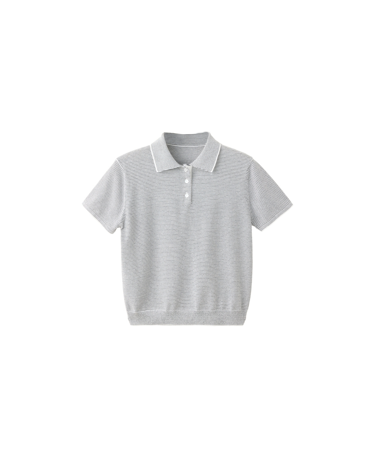 Click here for Mango Womens Knitted Polo-Neck Sweater - Navy prices