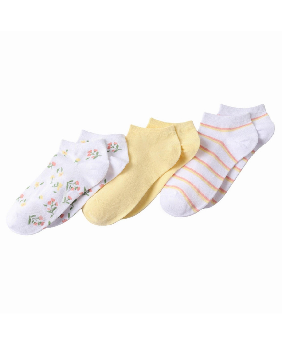 Click here for Lands End Womens 3-Pack Cotton Patterned Low Cut S... prices