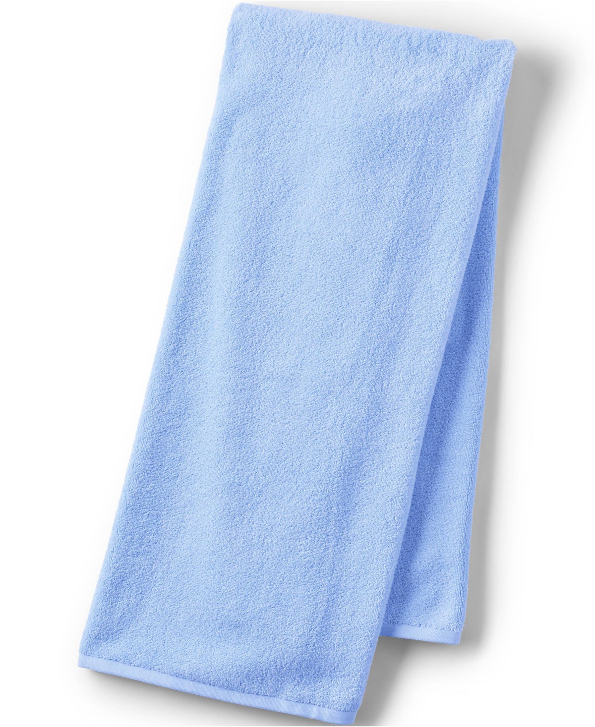 Click here for Lands End Quick-Dry Cotton Bath Towel - Clear blue... prices