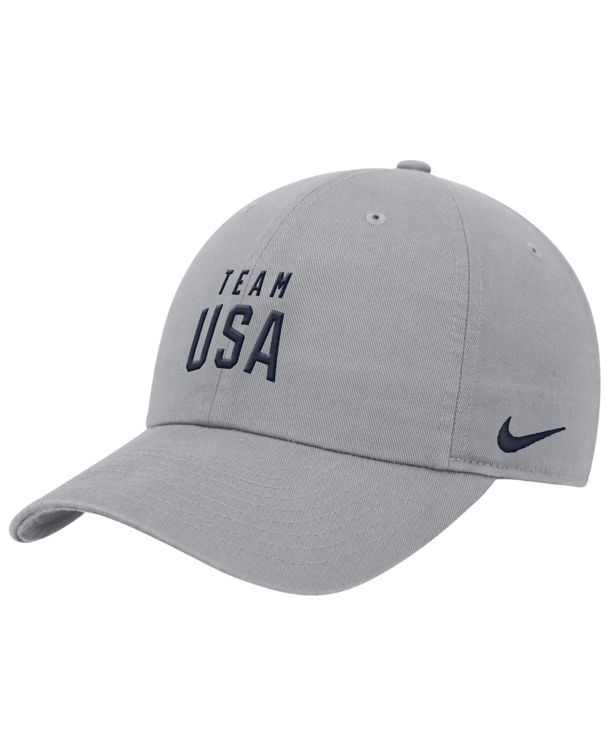 Click here for Nike Mens Gray Team Usa Club Unstructured Adjustab... prices
