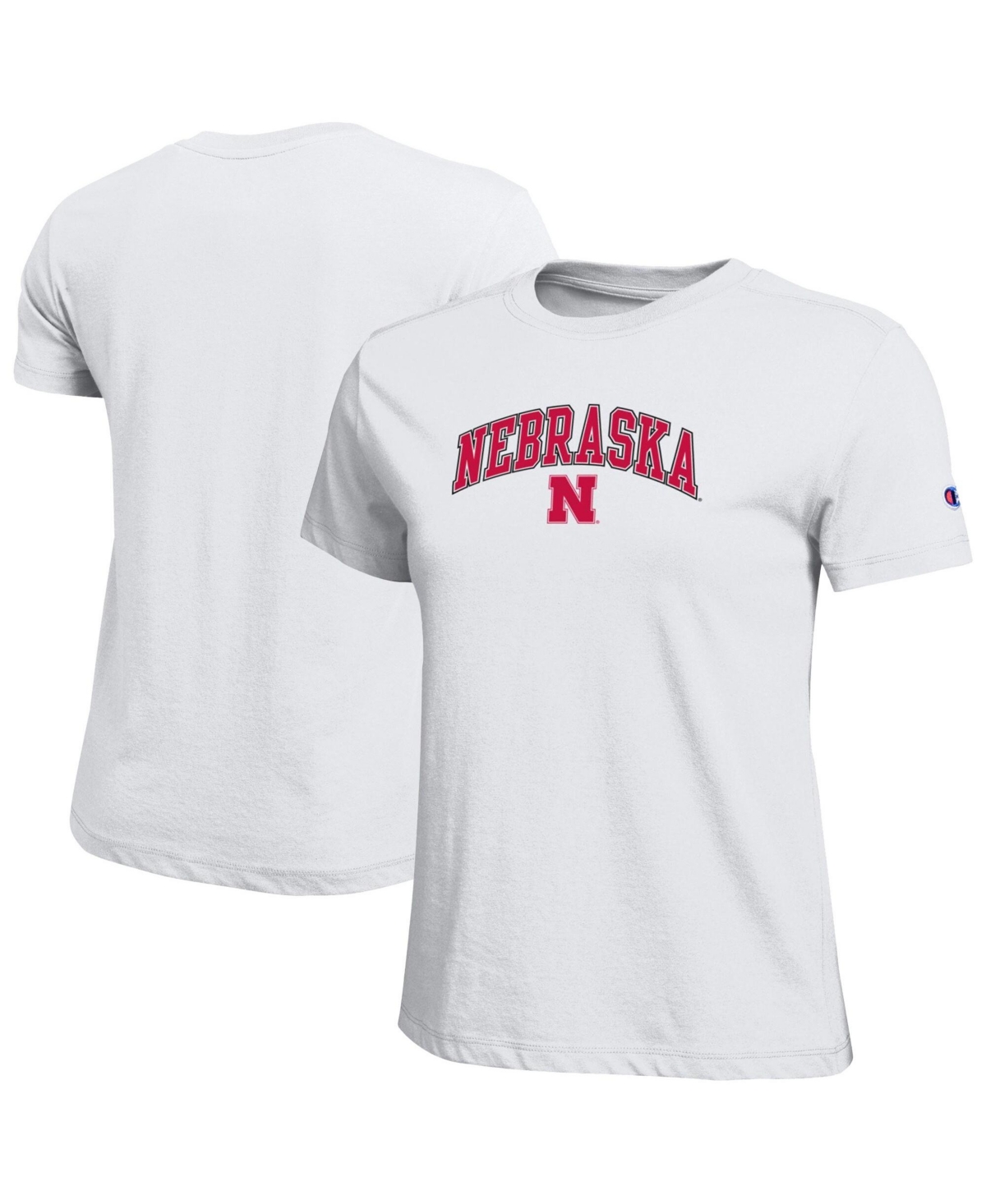 Click here for Champion Womens White Nebraska Huskers Arched Over... prices