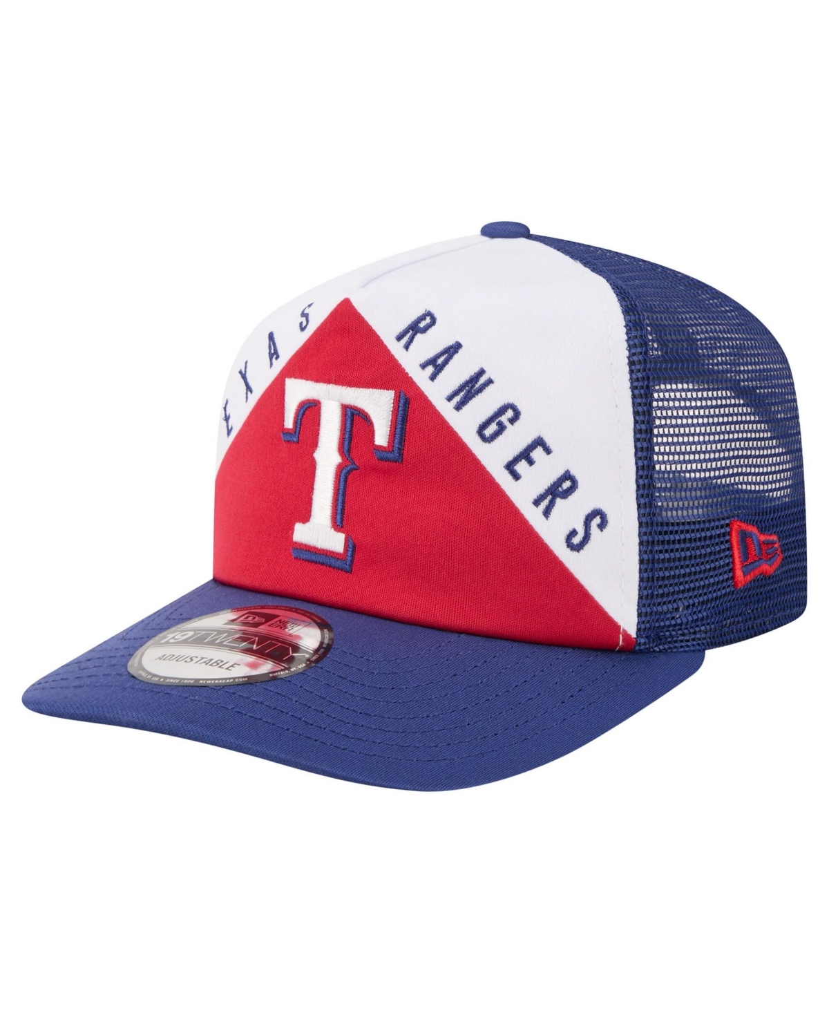 Click here for New Era Mens White/Royal Texas Rangers Retro Cut 1... prices