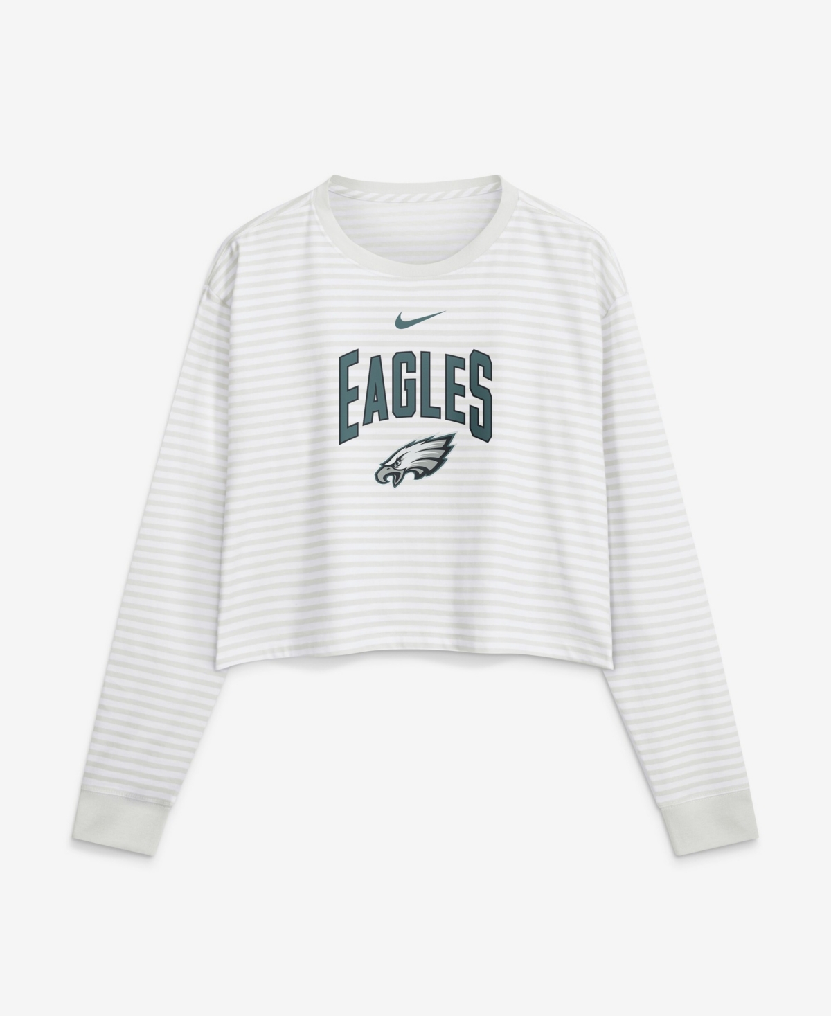 Click here for Nike Womens White Philadelphia Eagles Loose Fit Cr... prices