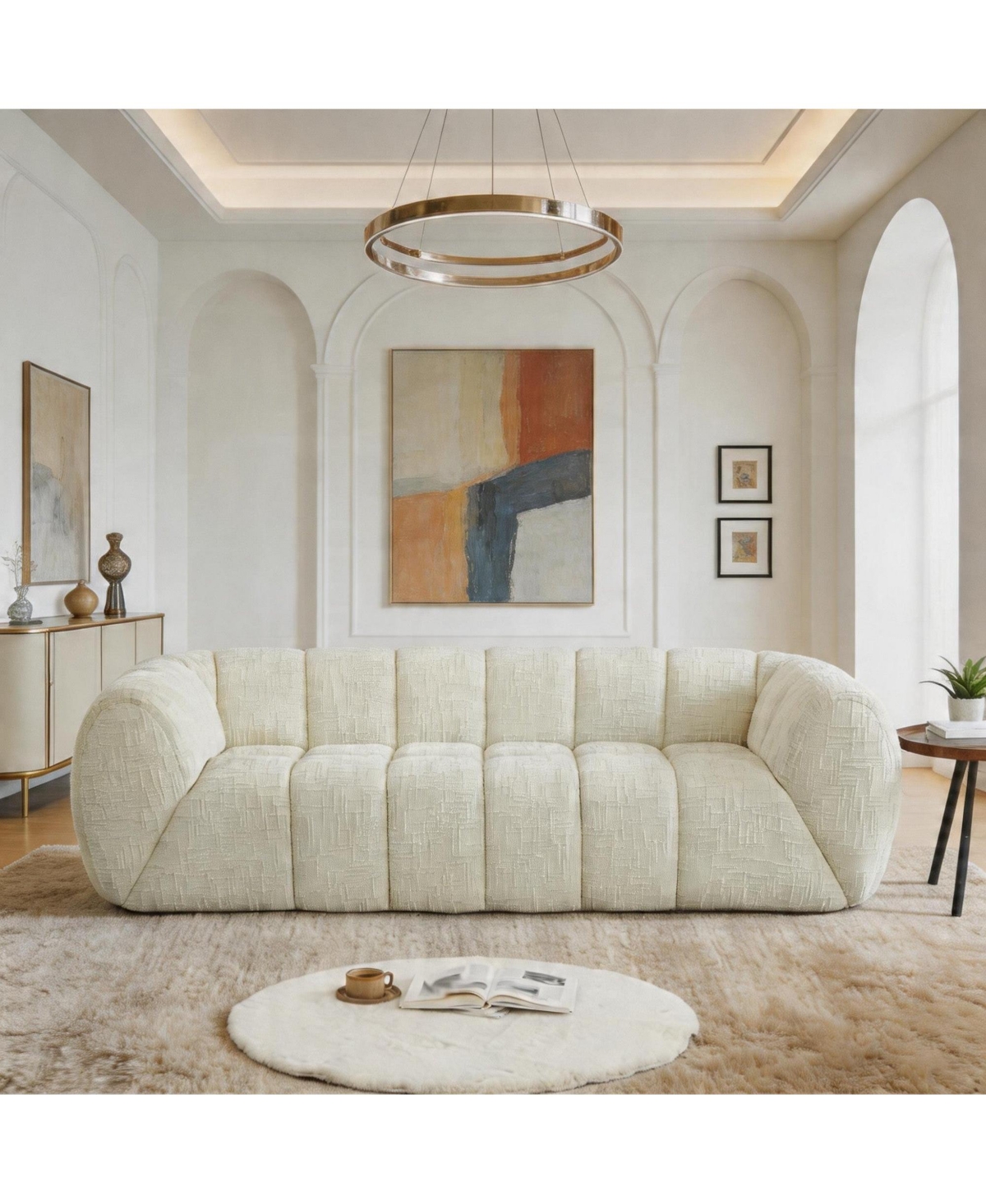 Click here for Sailvan 3-Seater Modern Quilted Cloud Sofa  Deep S... prices